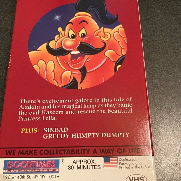 Other | Aladdin And Friends Vhs Made In Usa By Goodtimes | Poshmark